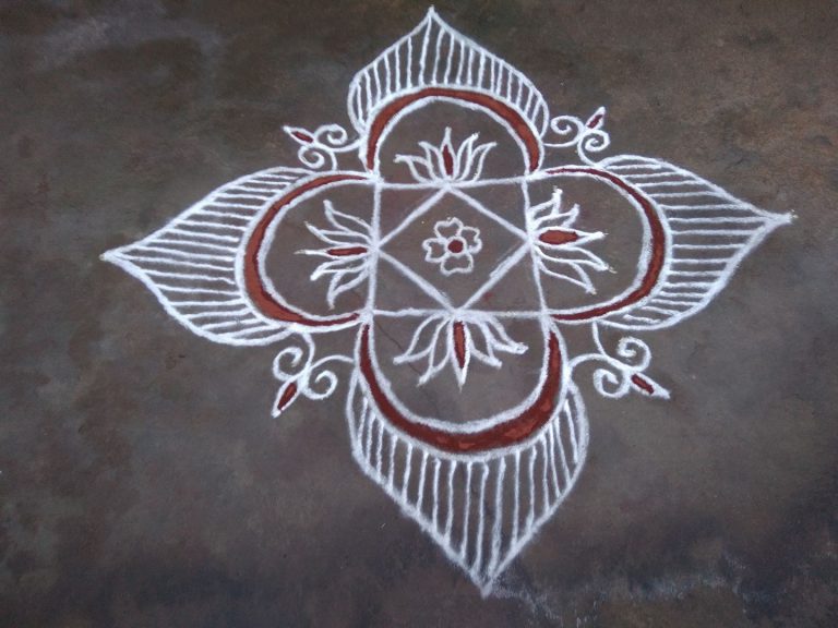 Latest Simple Rangoli Design - Fashion Beauty Mehndi Jewellery Blouse ...