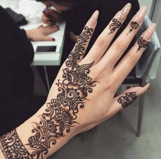 Best 11 Arabic Henna Stylish Pattern for Back Hand - Fashion Beauty ...