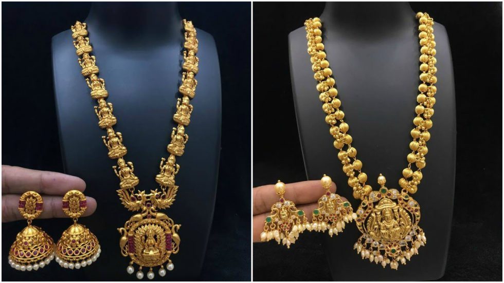 Top 10 Gold long chain design - Fashion Beauty Mehndi Jewellery Blouse ...