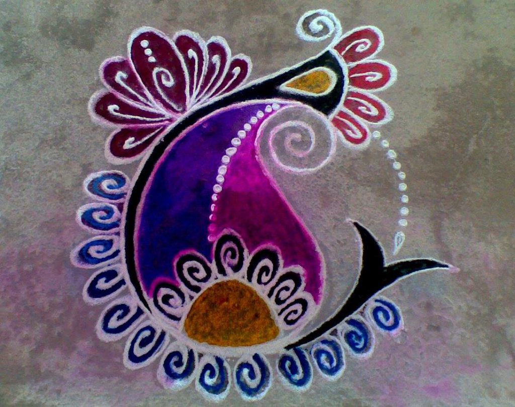 Amazing Mango Design Rangolis - Fashion Beauty Mehndi Jewellery Blouse ...