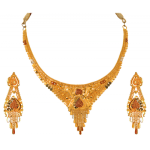 Best Designs Gold Set - Fashion Beauty Mehndi Jewellery Blouse Design