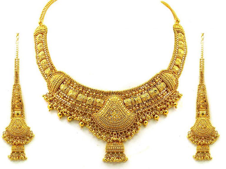 Best Designs Gold Set - Fashion Beauty Mehndi Jewellery Blouse Design