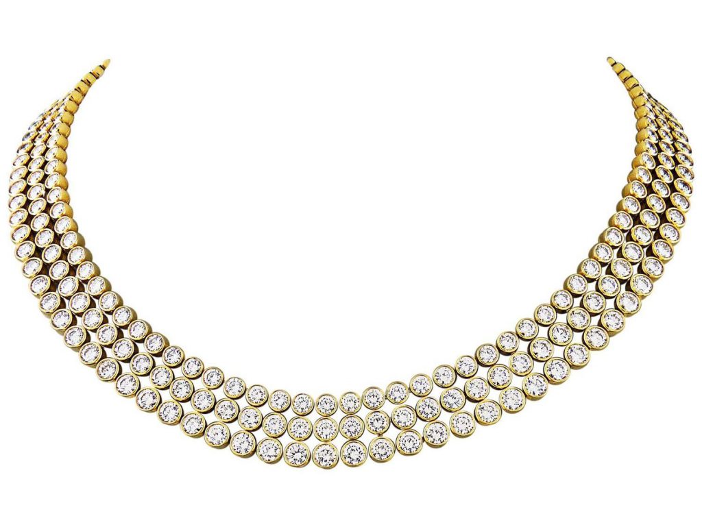 Latest Diamond Necklece Set Design - Fashion Beauty Mehndi Jewellery ...