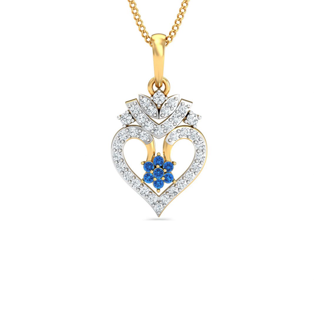 Small Diamond Pendant Designs - Fashion Beauty Mehndi Jewellery Blouse ...