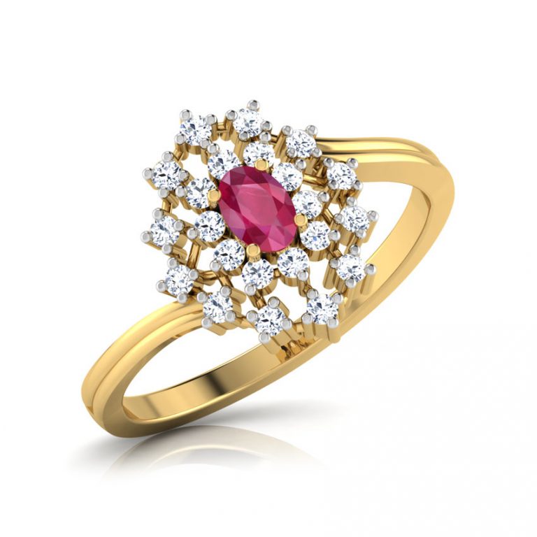 Simply Best Designs Of Ruby On Gold Ring - Fashion Beauty Mehndi ...