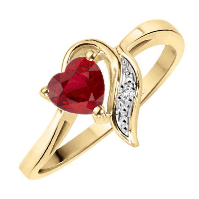 Simply Best Designs Of Ruby On Gold Ring - Fashion Beauty Mehndi ...