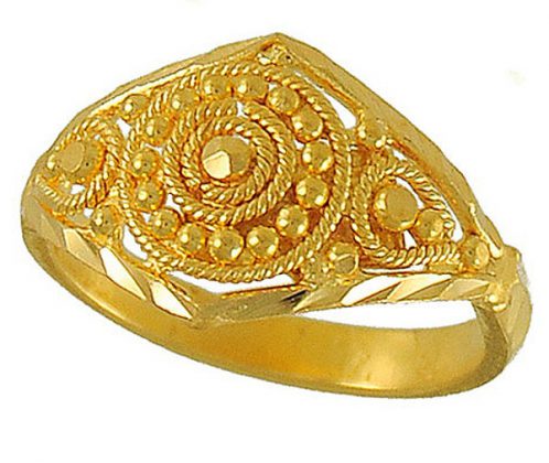 Unique Beautiful Gold Ring Designs - Fashion Beauty Mehndi Jewellery ...