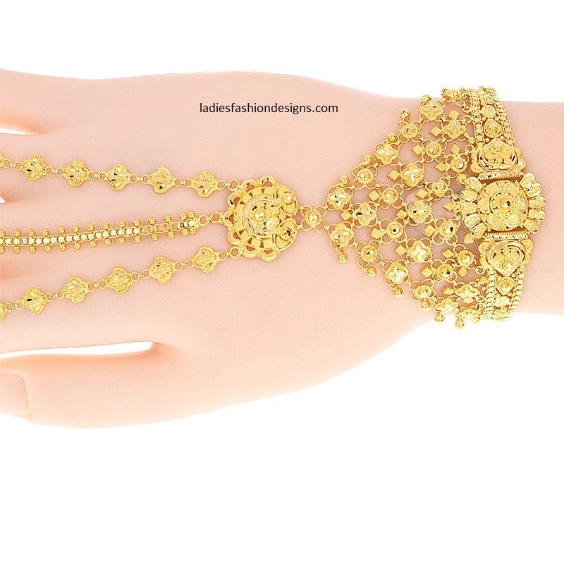 Wedding gold hath phool designs - Fashion Beauty Mehndi Jewellery ...