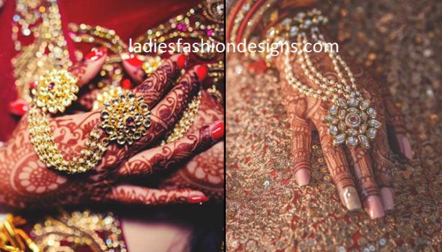 Wedding gold hath phool designs - Fashion Beauty Mehndi Jewellery ...