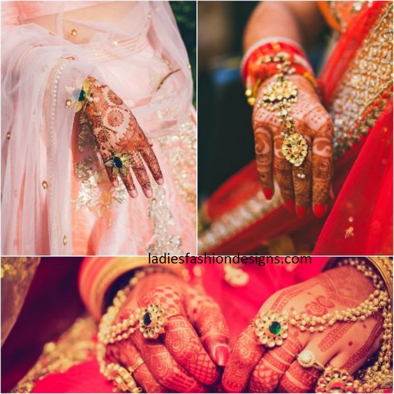 Wedding gold hath phool designs - Fashion Beauty Mehndi Jewellery ...