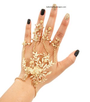 Wedding gold hath phool designs - Fashion Beauty Mehndi Jewellery ...