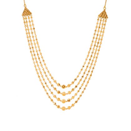 Long chain designs in gold - Fashion Beauty Mehndi Jewellery Blouse Design