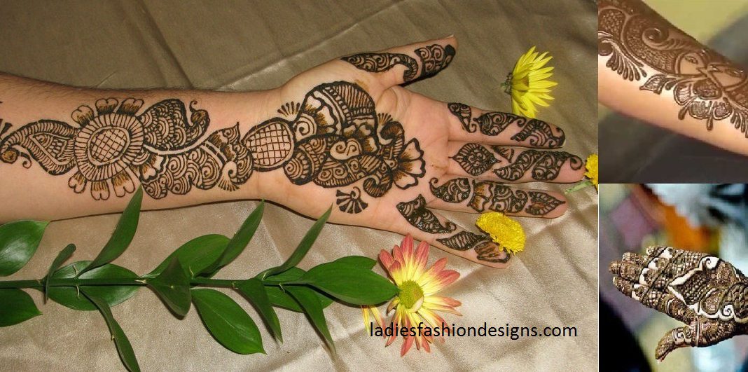 Best 15 Floral Style Back Hand Henna Designs - Fashion Beauty Mehndi ...