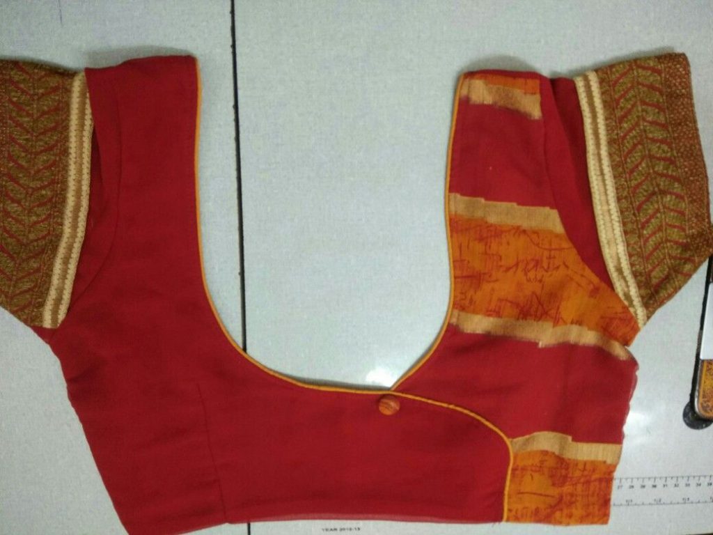 Latest blouse back neck patch work designs - Fashion Beauty Mehndi ...