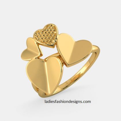 Trendy heart shapped rings designs - Fashion Beauty Mehndi Jewellery ...