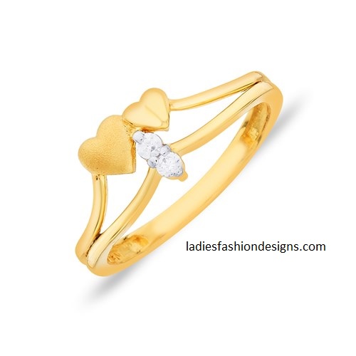 Trendy heart shapped rings designs - Fashion Beauty Mehndi Jewellery ...