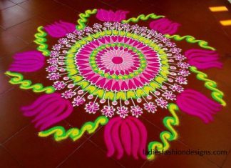 Easy and simple rangoli designs - Fashion Beauty Mehndi Jewellery ...