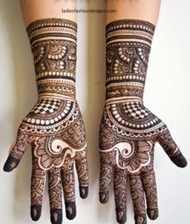 Latest bridal mehandi designs - Fashion Beauty Mehndi Jewellery Blouse ...