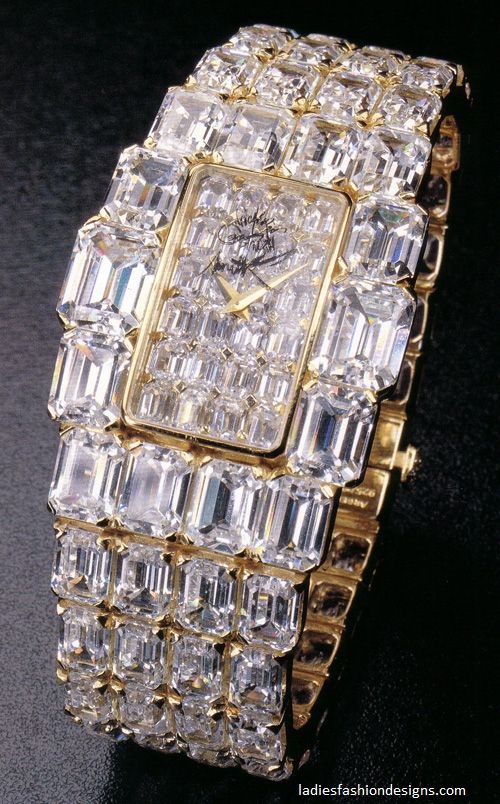 Awesome diamond watch designs - Fashion Beauty Mehndi Jewellery Blouse ...