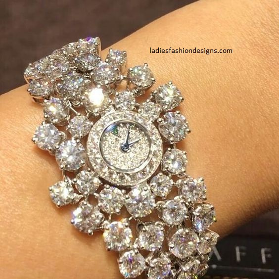 Awesome diamond watch designs - Fashion Beauty Mehndi Jewellery Blouse ...