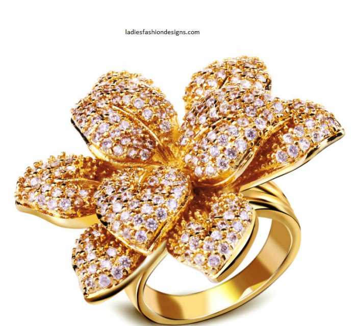 Awesome new gold ring designs - Fashion Beauty Mehndi Jewellery Blouse ...