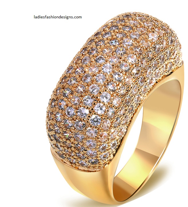 Awesome new gold ring designs - Fashion Beauty Mehndi Jewellery Blouse ...