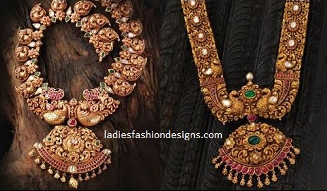 Top latest gold haram designs - Fashion Beauty Mehndi Jewellery Blouse ...