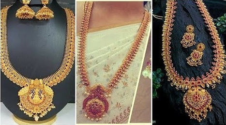Top latest gold haram designs - Fashion Beauty Mehndi Jewellery Blouse ...