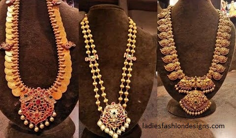 Top latest gold haram designs - Fashion Beauty Mehndi Jewellery Blouse ...