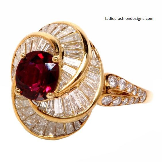 Top trendy ruby emerald finger rings - Fashion Beauty Mehndi Jewellery ...