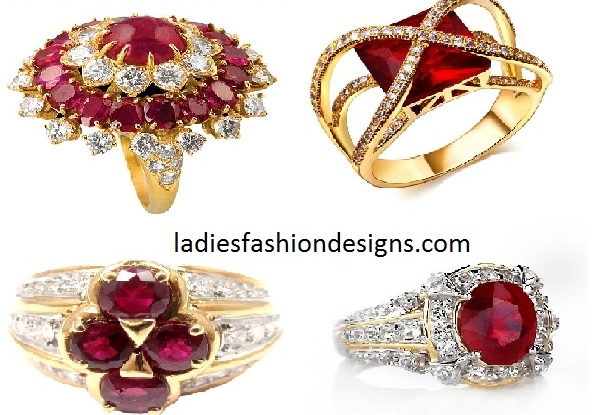 Top trendy ruby emerald finger rings - Fashion Beauty Mehndi Jewellery ...