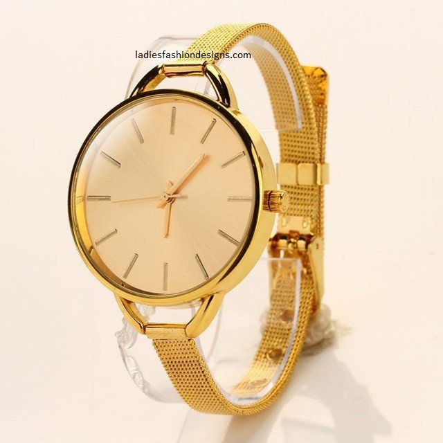 Awesome simple gold wrist watches designs - Fashion Beauty Mehndi ...