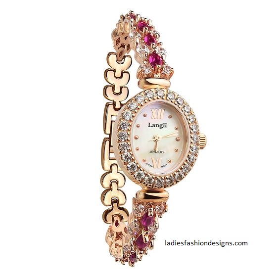 Awesome the best gold and diamond ruby watches - Fashion Beauty Mehndi ...