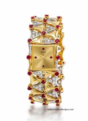 Awesome the best gold and diamond ruby watches - Fashion Beauty Mehndi ...