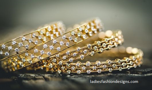Beautiful Trendy Diamond Bangle Designs - Fashion Beauty Mehndi ...