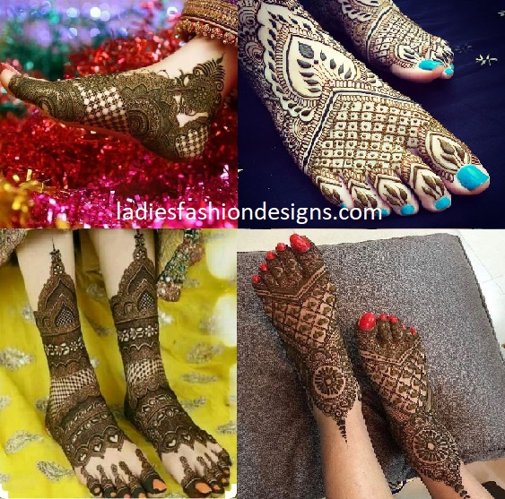 Bridal latest feet mehandi designs for legs - Fashion Beauty Mehndi ...