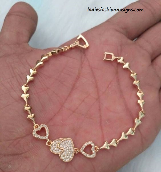 Simple Trendy Gold Bracelet Designs - Fashion Beauty Mehndi Jewellery ...